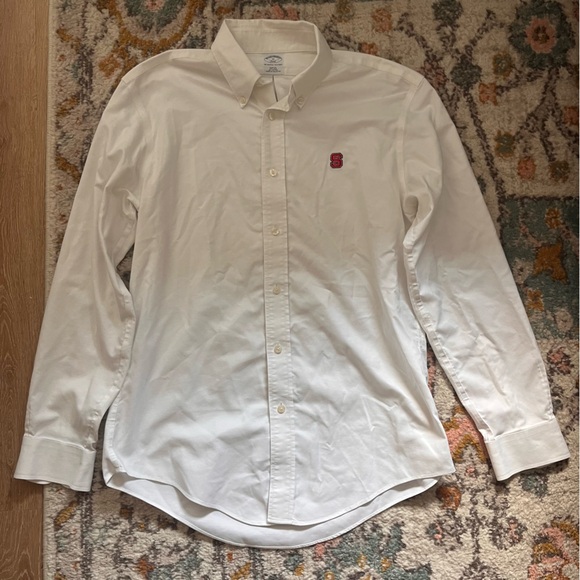 Brooks Brothers | Shirts | Brooks Brothers White Buttonup Shirt With ...